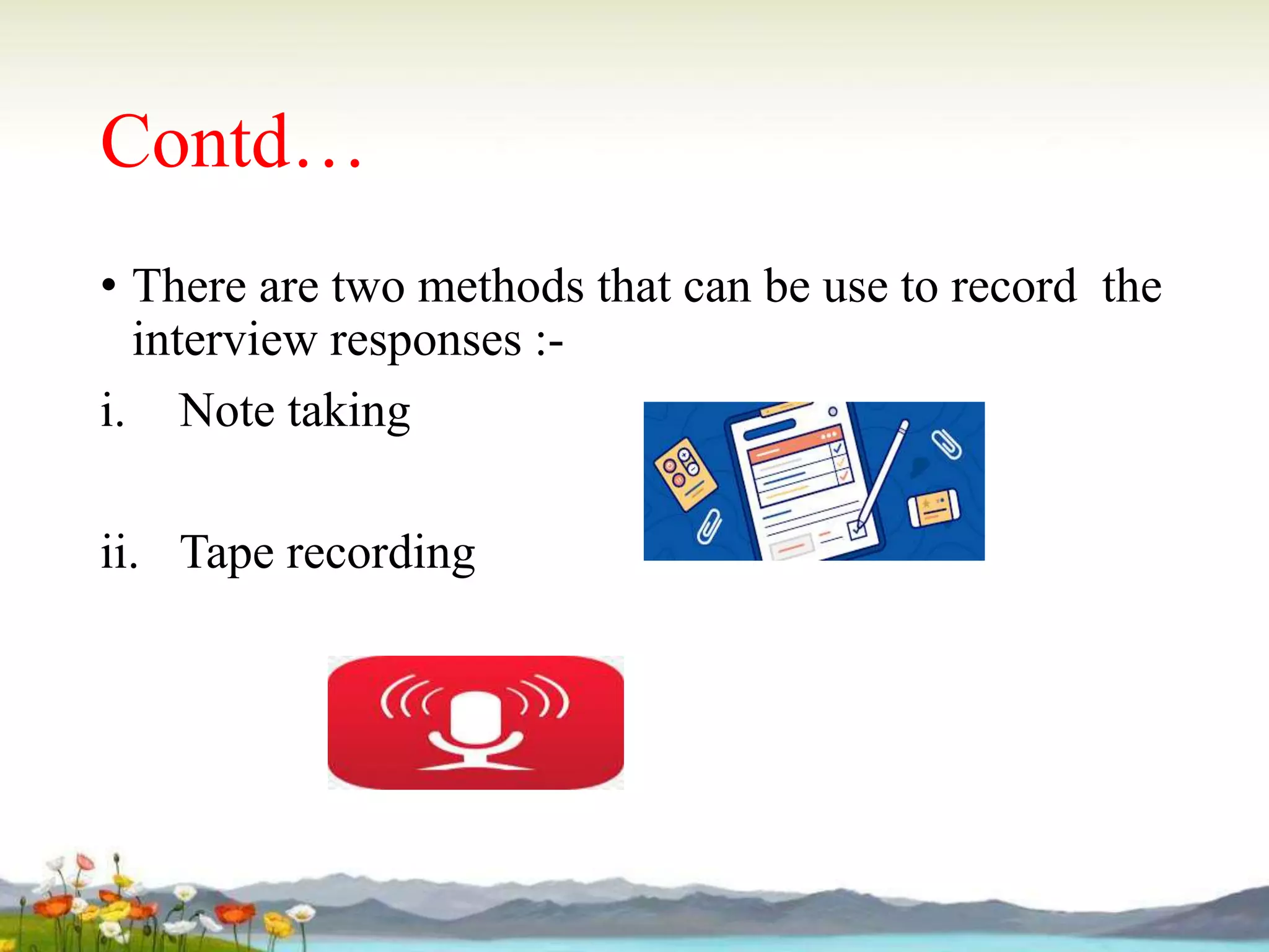 Key Informant Interview (KII) | PPTX