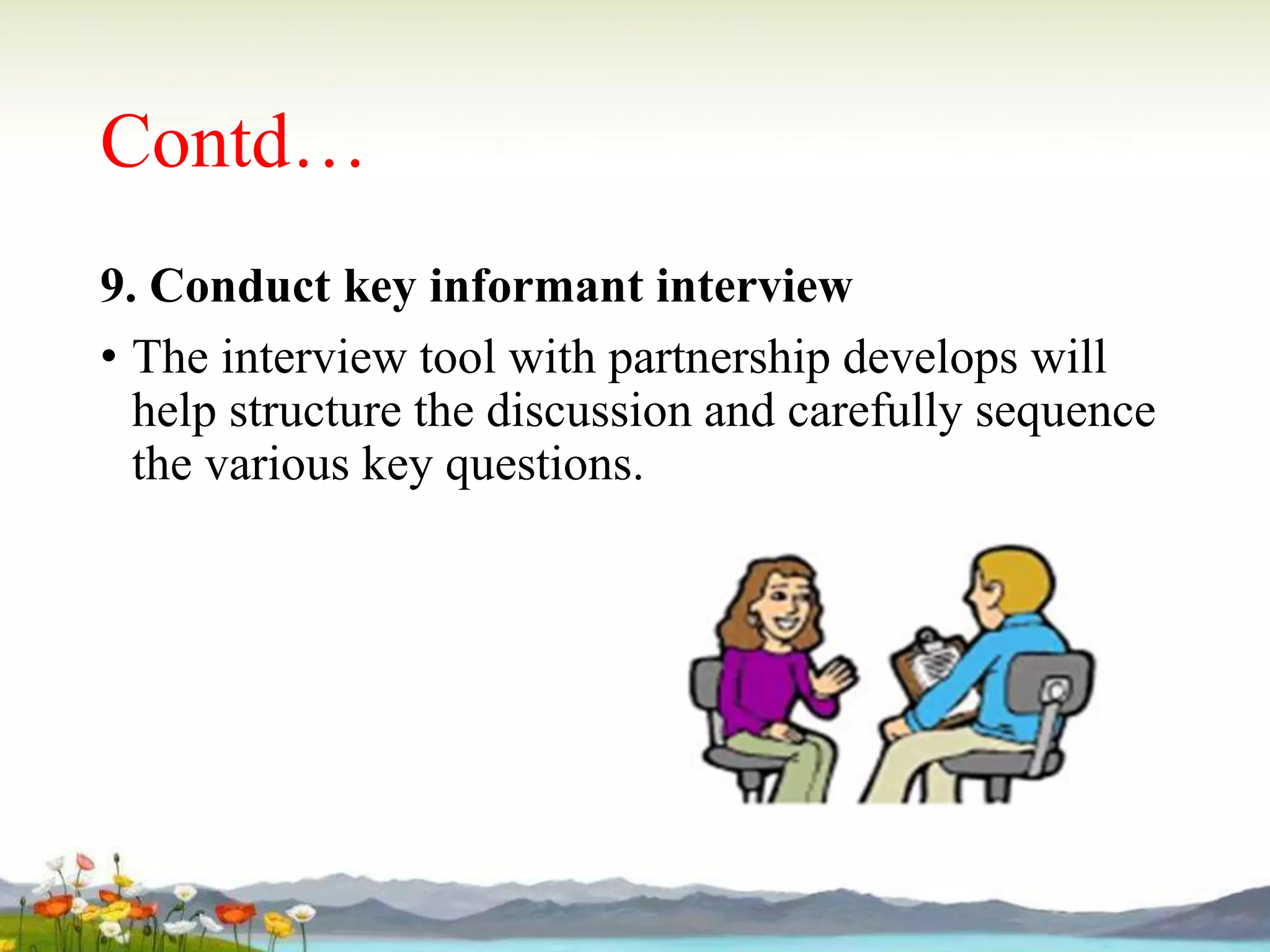 Key Informant Interview (KII) | PPTX