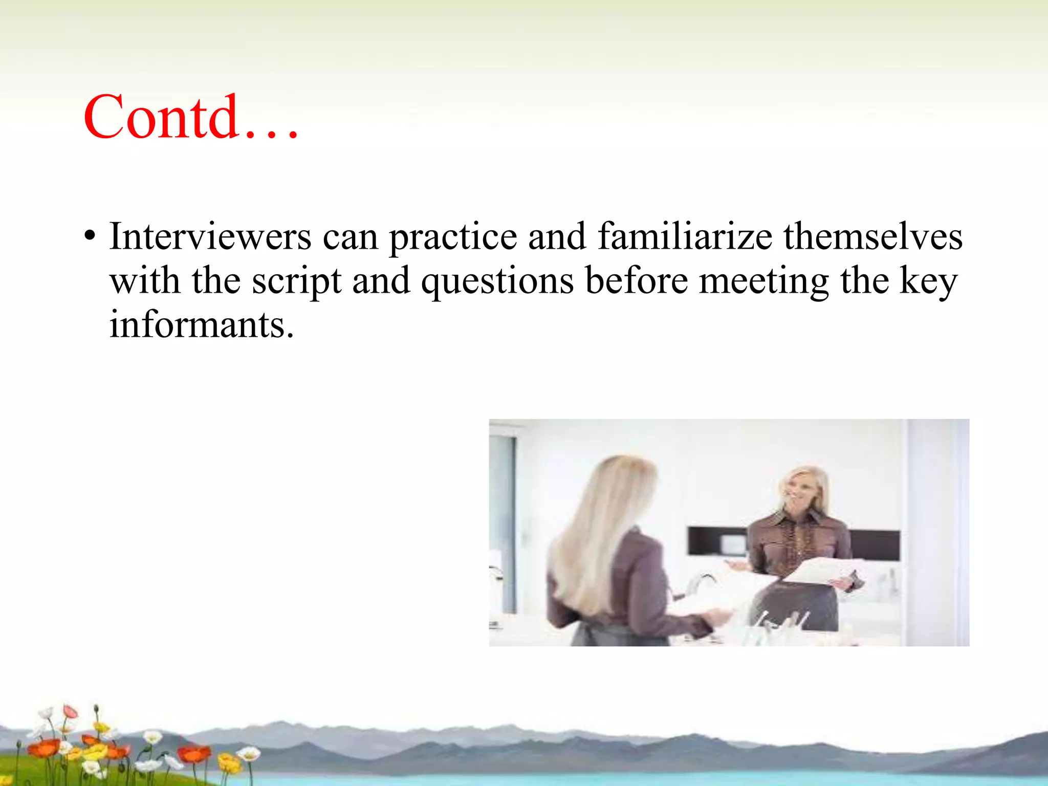 Key Informant Interview (KII) | PPTX