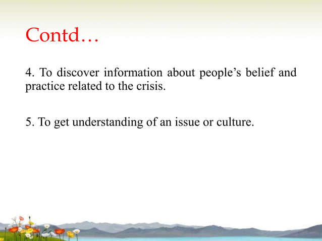 Key Informant Interview (KII) | PPTX