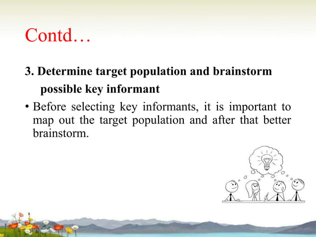 Key Informant Interview (KII) | PPTX