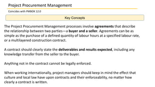 12.0 Project Procurement Management Overview | PPTX