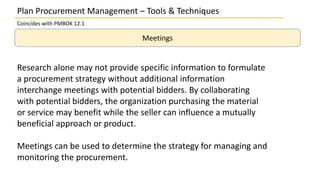 12.1 Plan Procurement Management | PPTX