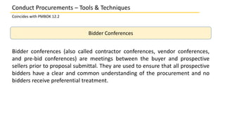 12.2 Conduct Procurements | PPTX