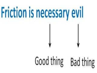 friction is necessary evil | PPTX