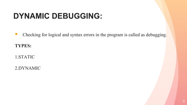 Dynamic debugging in 8085 microprocessor | PPTX