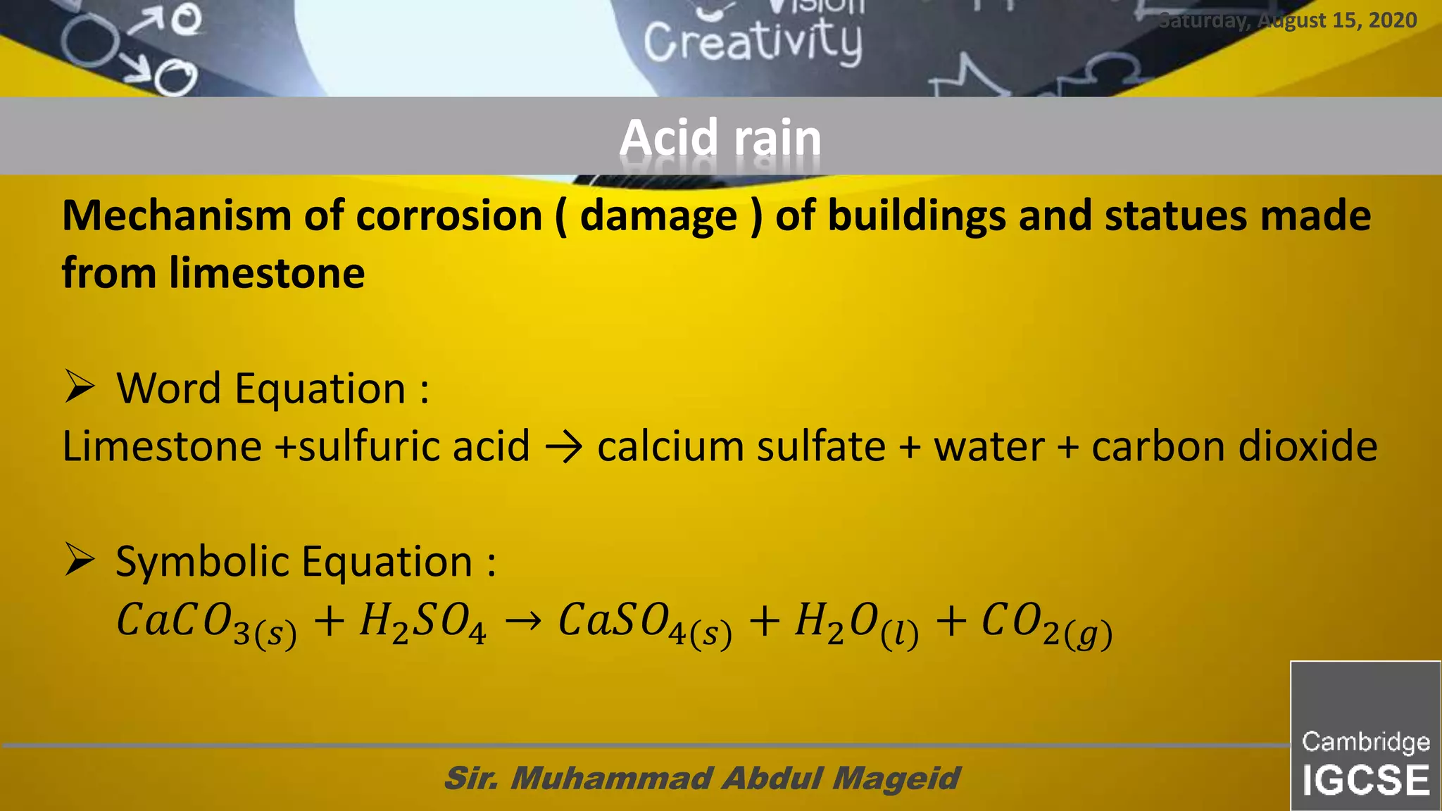 12.2 sulfur dioxide | PPTX