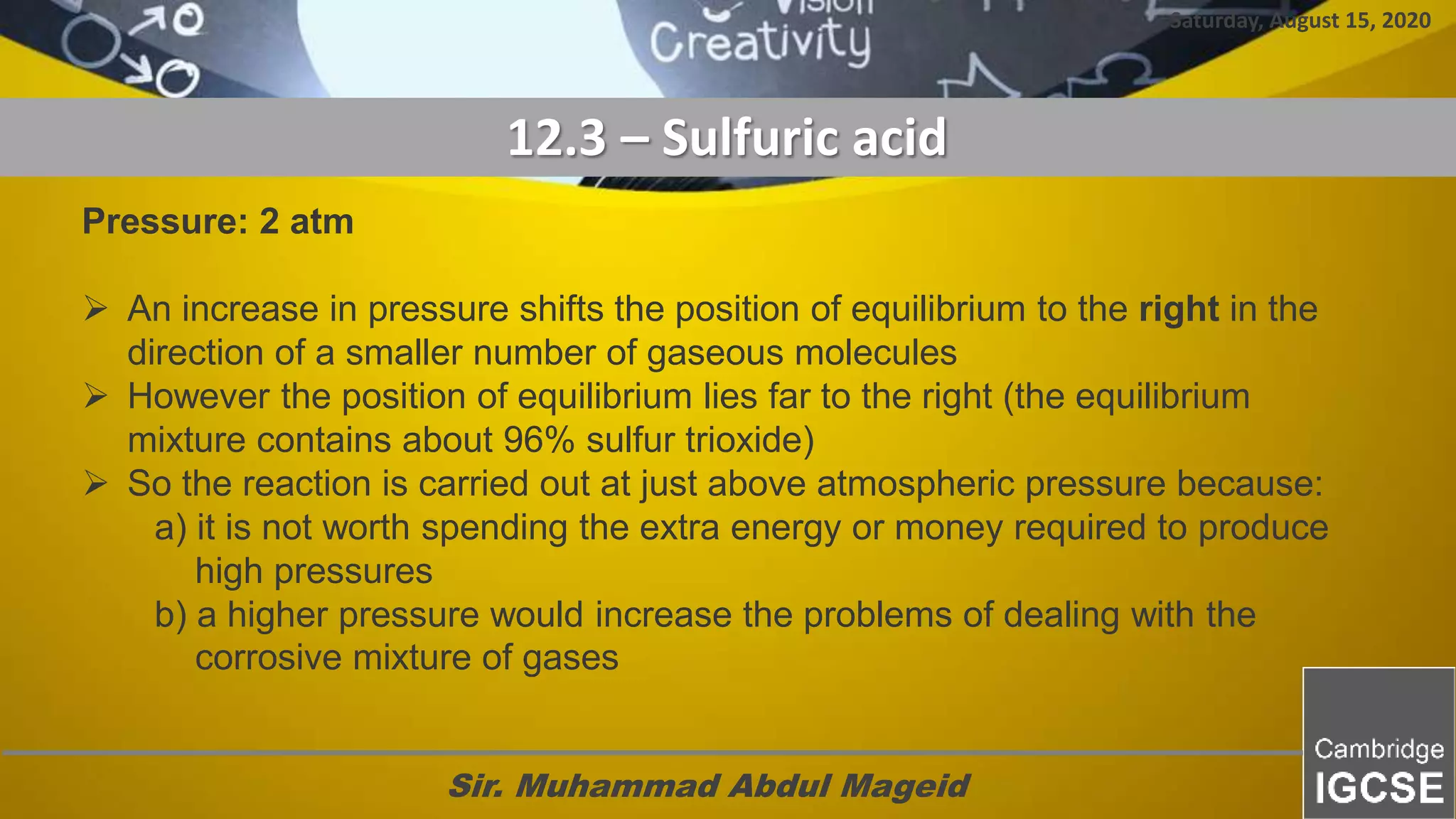 12.3 sulfuric acid | PPT