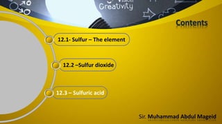 12.3 sulfuric acid | PPT