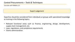 12.3 Control Procurements | PPTX