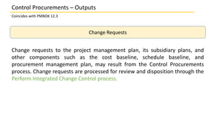12.3 Control Procurements | PPTX