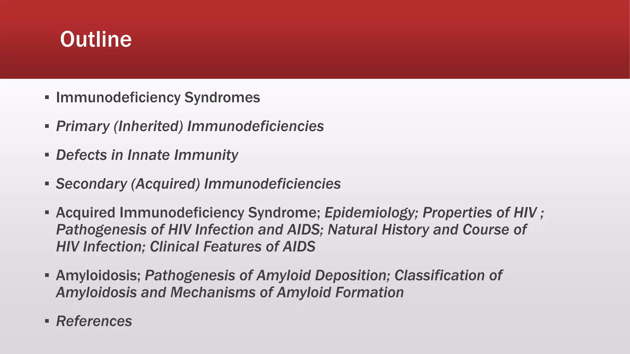 Immunodeficiency Syndrome | PPTX