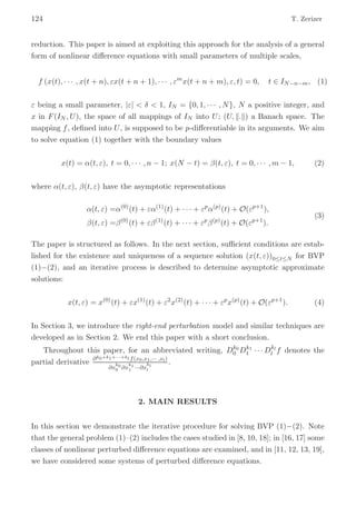 NONLINEAR DIFFERENCE EQUATIONS WITH SMALL PARAMETERS OF MULTIPLE SCALES | PDF
