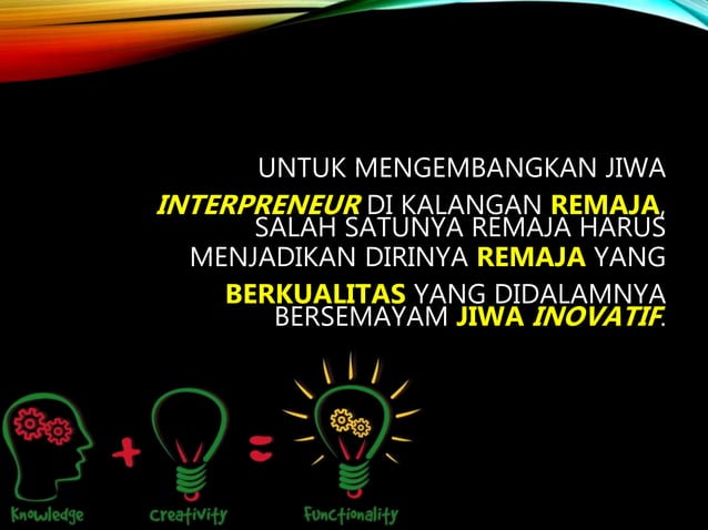 menjadi remaja kreatif dan inovatif | PPTX