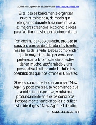 12 llaves para llegar al cielo de judas gates | PDF