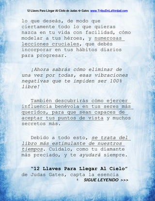 12 llaves para llegar al cielo de judas gates | PDF