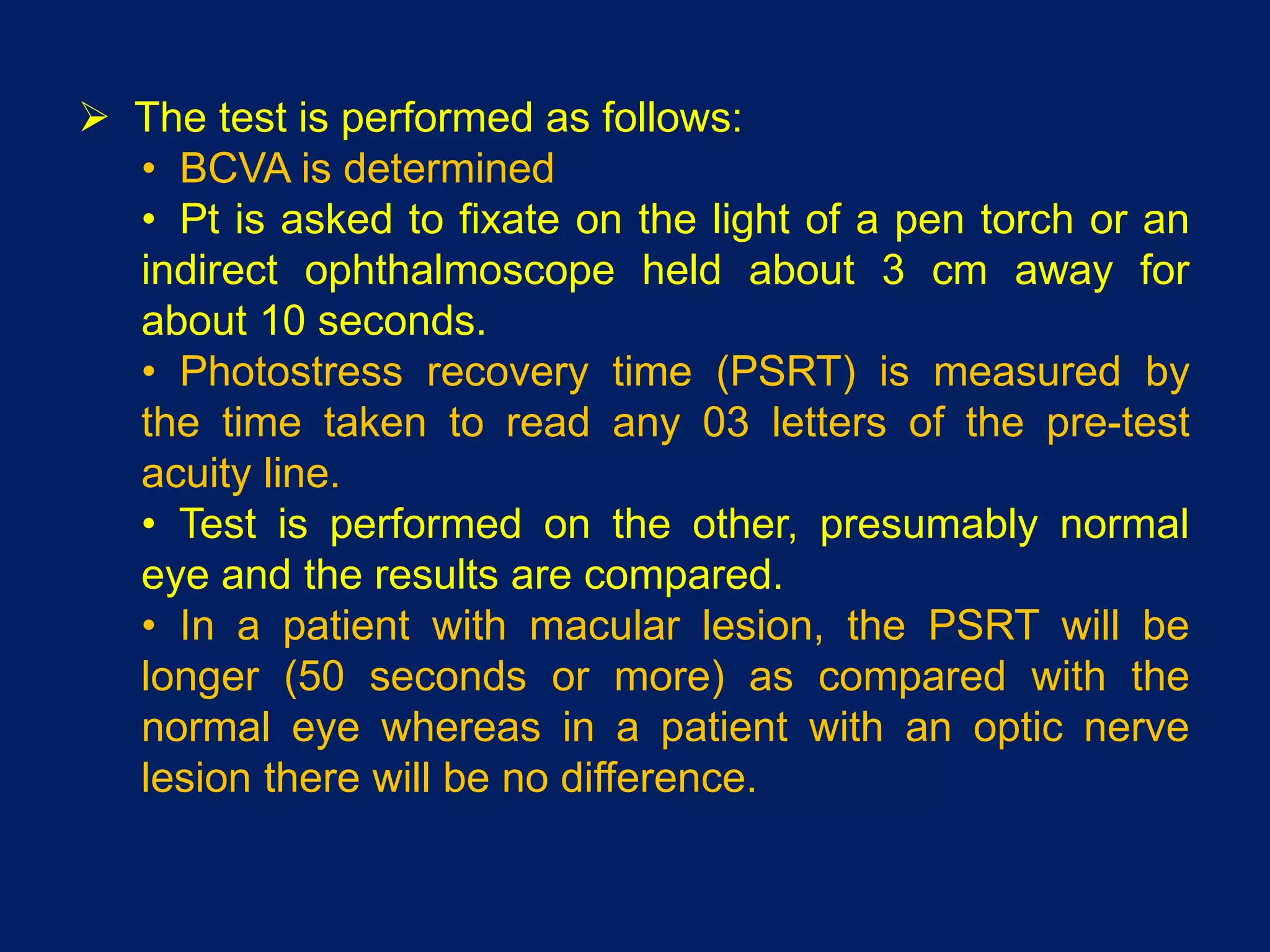 Macular function tests | PPT | Eye and Vision Conditions | Diseases and ...