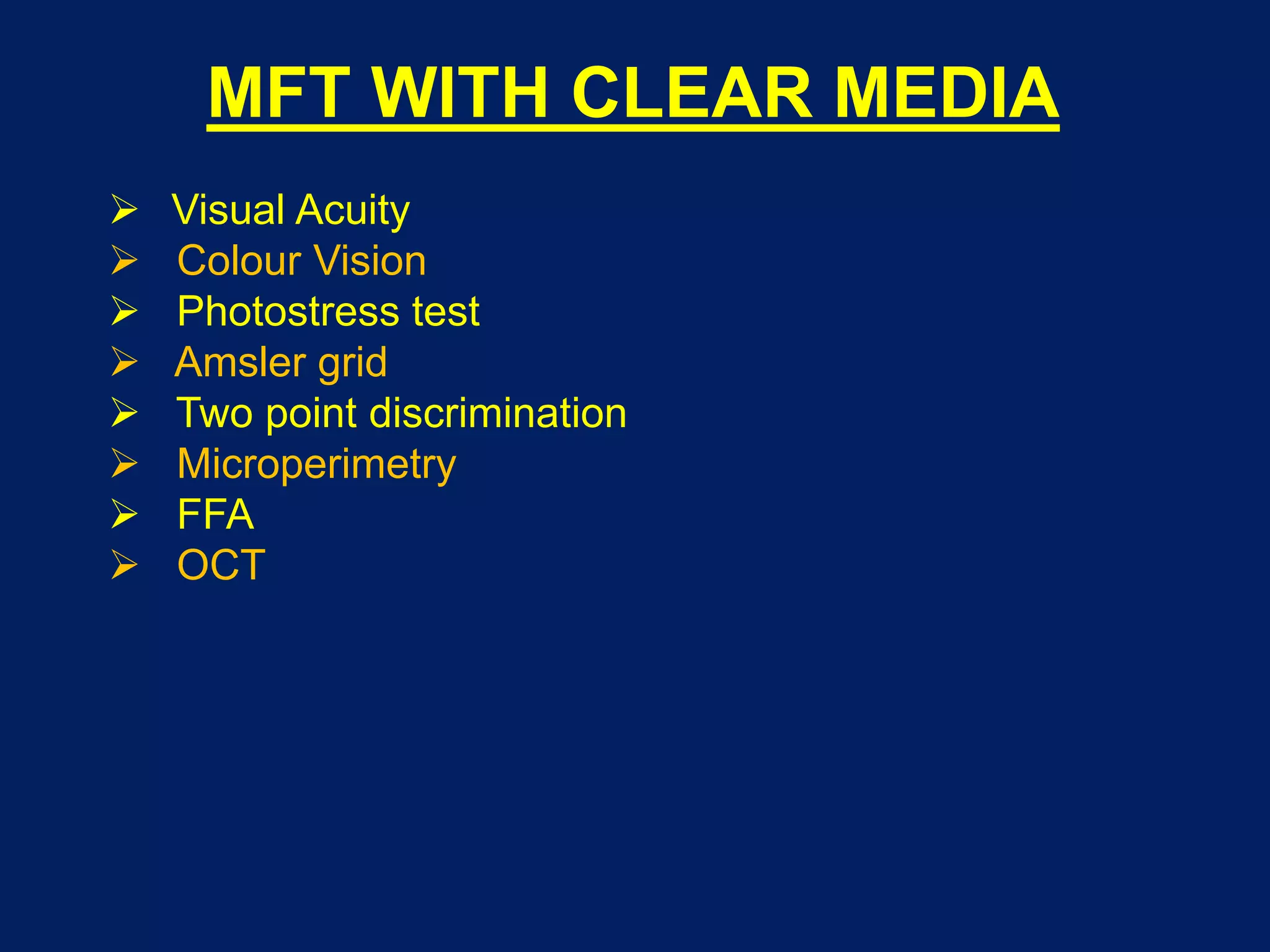 Macular function tests | PPT