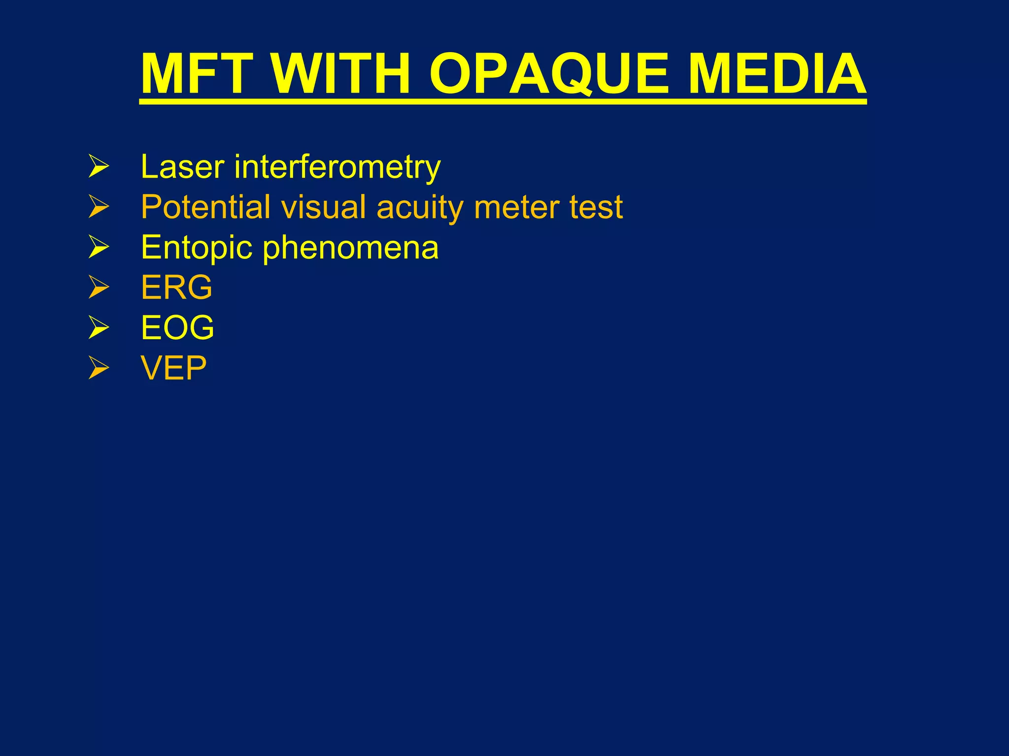 Macular function tests | PPT