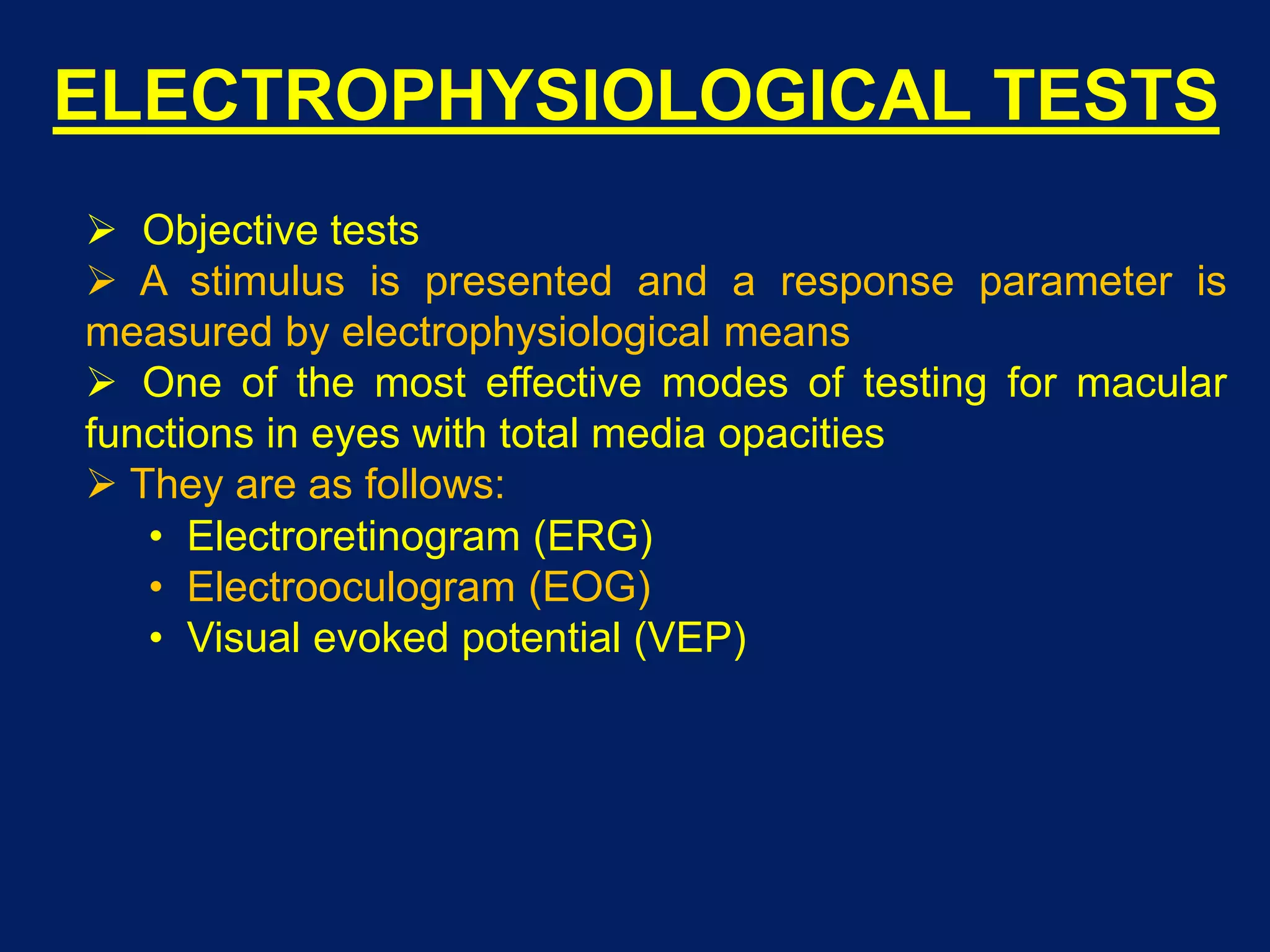 Macular function tests | PPT