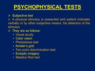 Macular function tests | PPT | Eye and Vision Conditions | Diseases and ...