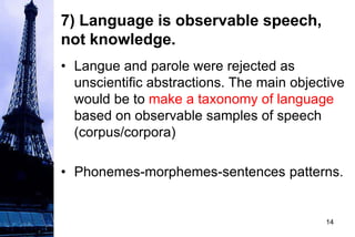 12. intro to lang. american structuralism | PPT