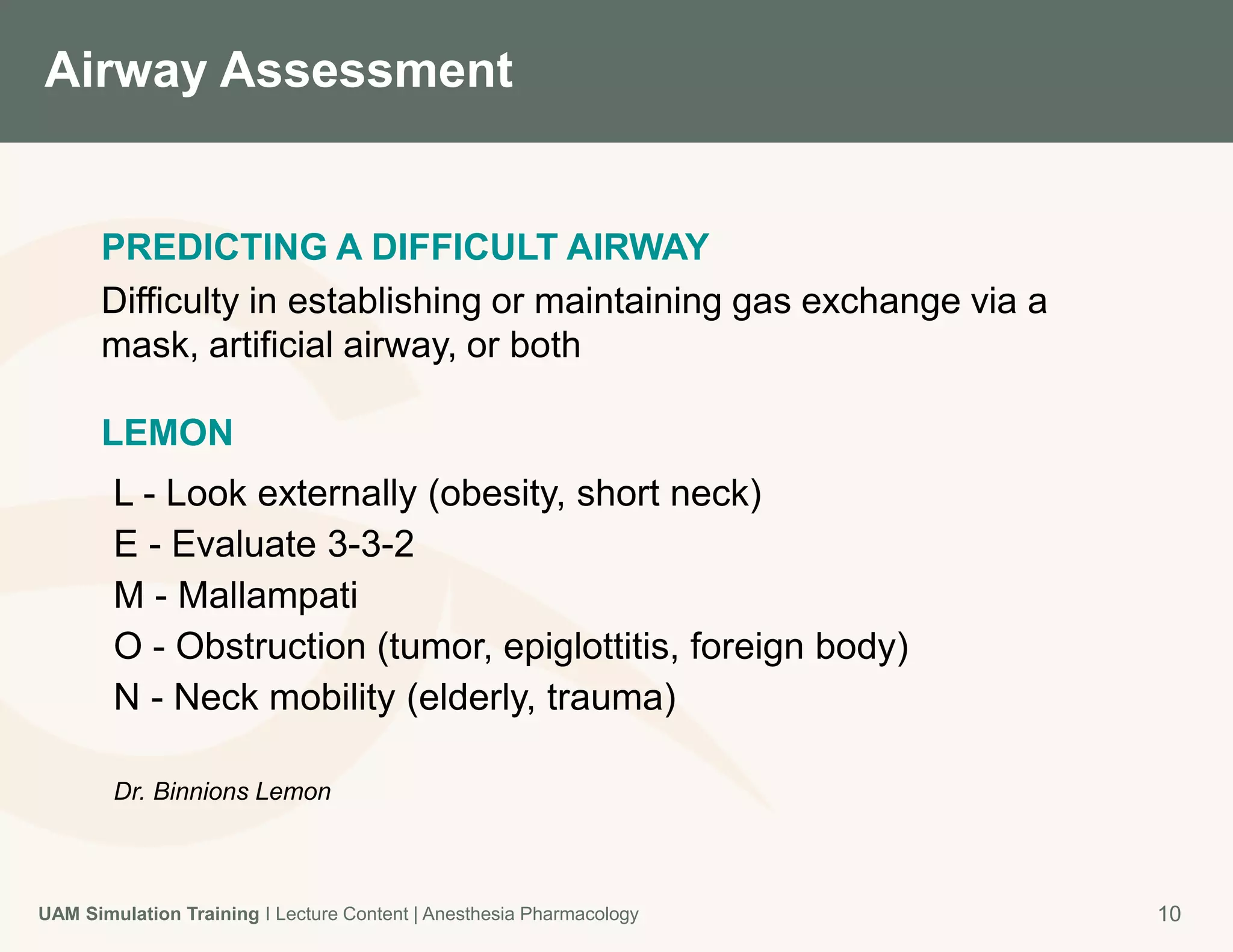 Airway Management | PPTX