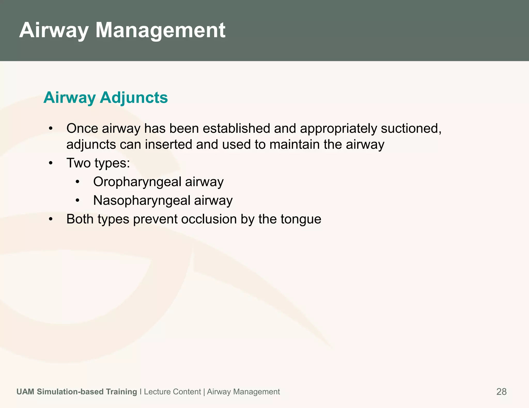 Airway Management | PPTX