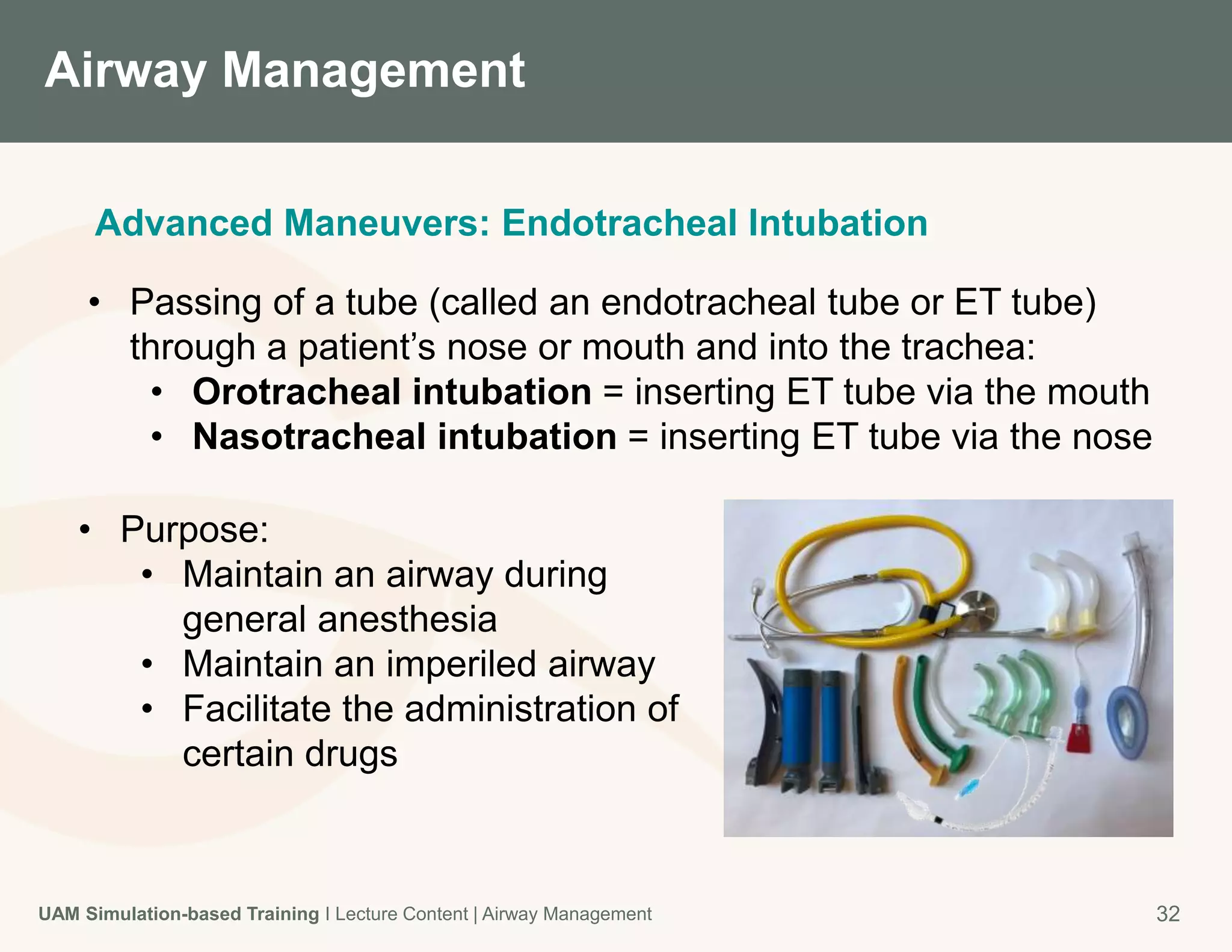 Airway Management | PPTX