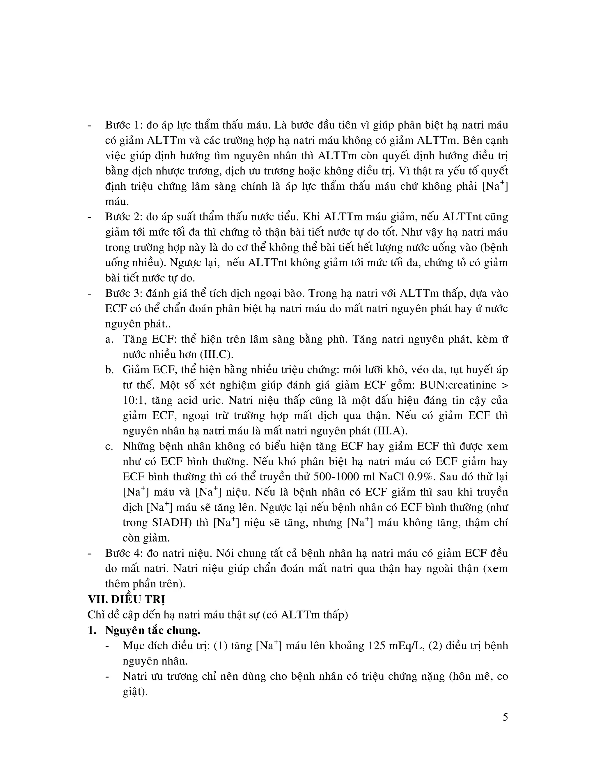 HẠ NATRI MÁU | PDF