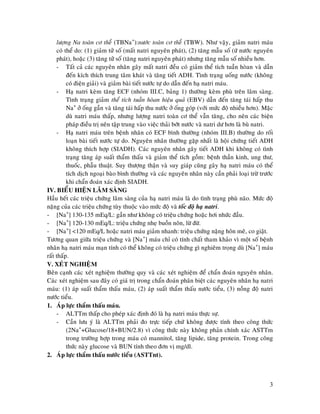 HẠ NATRI MÁU | PDF