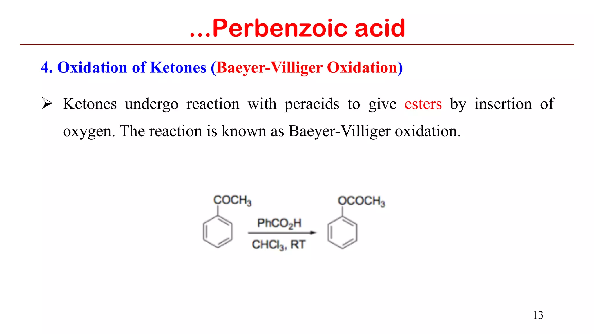12. Perbenzoic acid | PPT