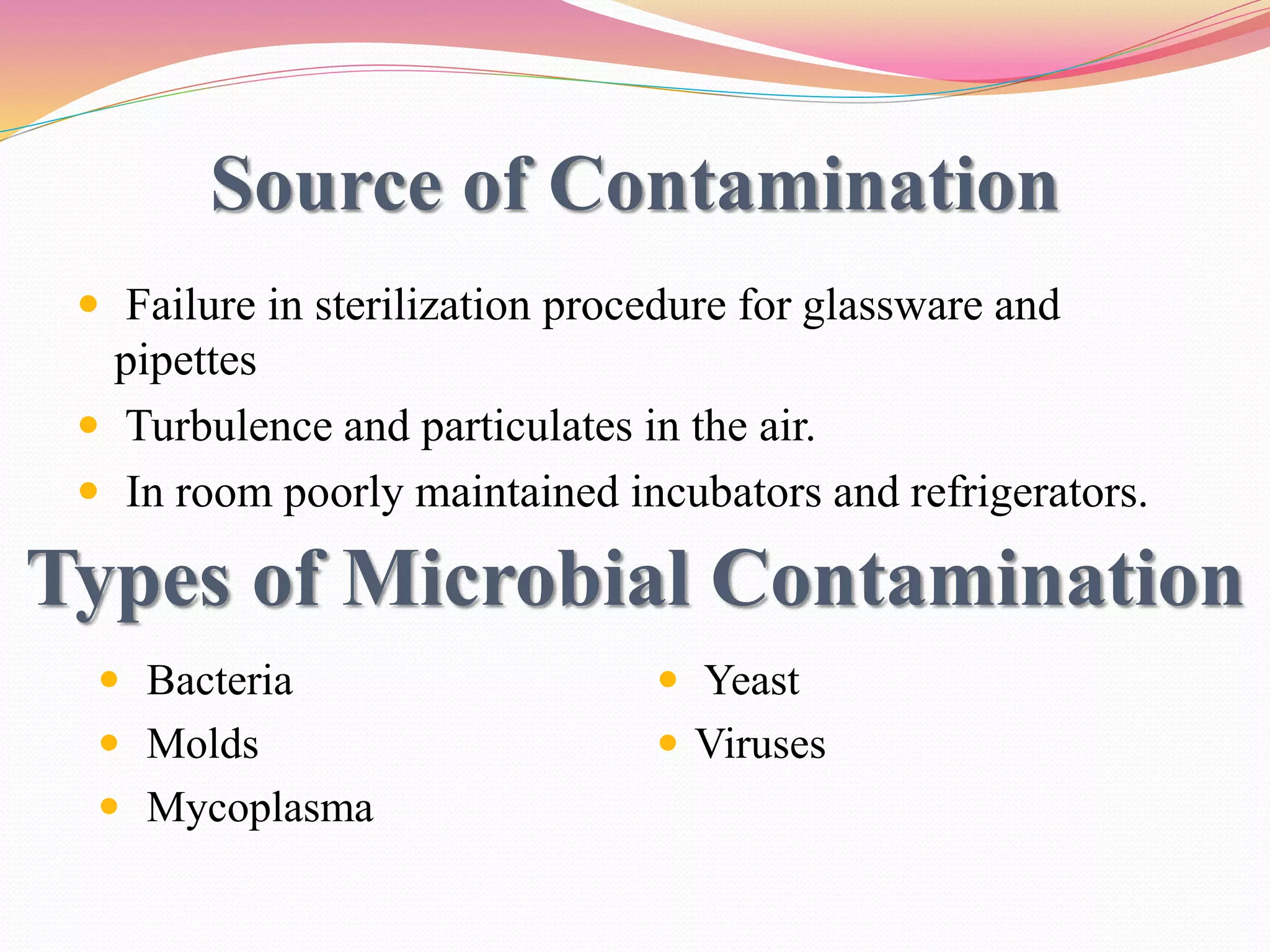 Contamination in Cultured Cells | PPTX