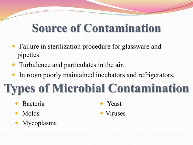 Contamination in Cultured Cells | PPTX