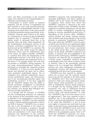 Immunohistochemical Distribution of ADAMTS-1, ADAMTS-4 Expression in ...