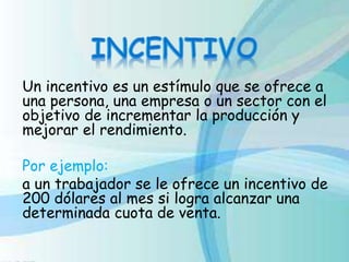 INCENTIVOS | PPTX