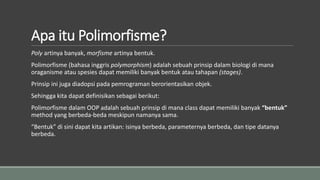 12. polymorphisme | PPTX