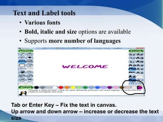 Tuxpaint - R.D.Sivakumar | PPTX | Computer Software and Applications | Computing