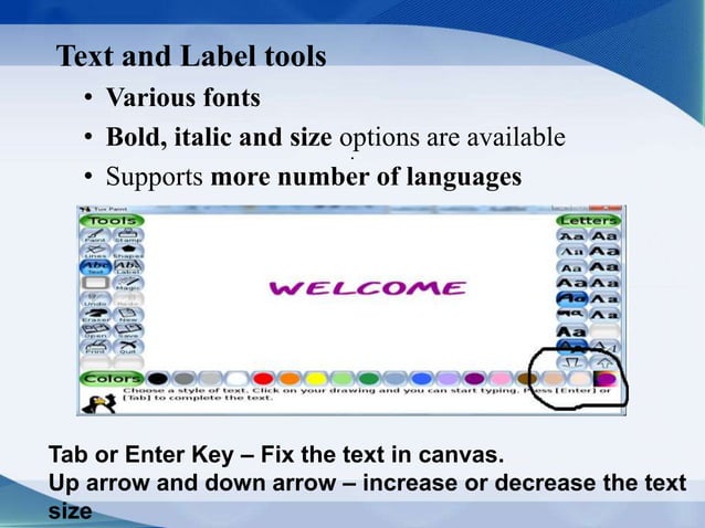 Tuxpaint - R.D.Sivakumar | PPTX | Computer Software and Applications | Computing