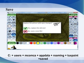 Tuxpaint - R.D.Sivakumar | PPTX | Computer Software and Applications | Computing