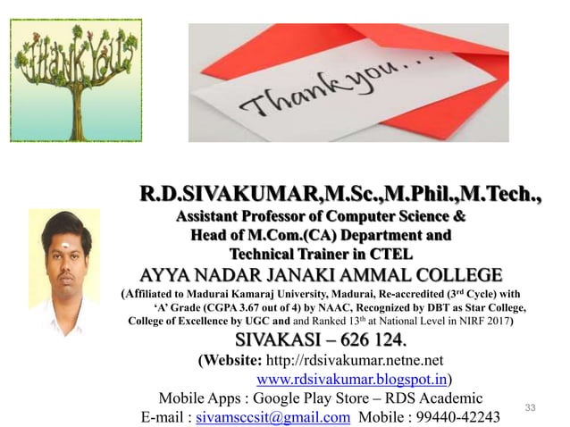 Tuxpaint - R.D.Sivakumar | PPTX | Computer Software and Applications | Computing