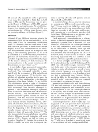 The Spectrum of Histopathological Patterns in Diabetic Kidney Disease ...