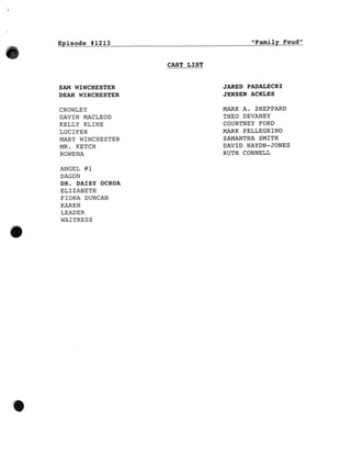 12.13 Family Feud script | PDF