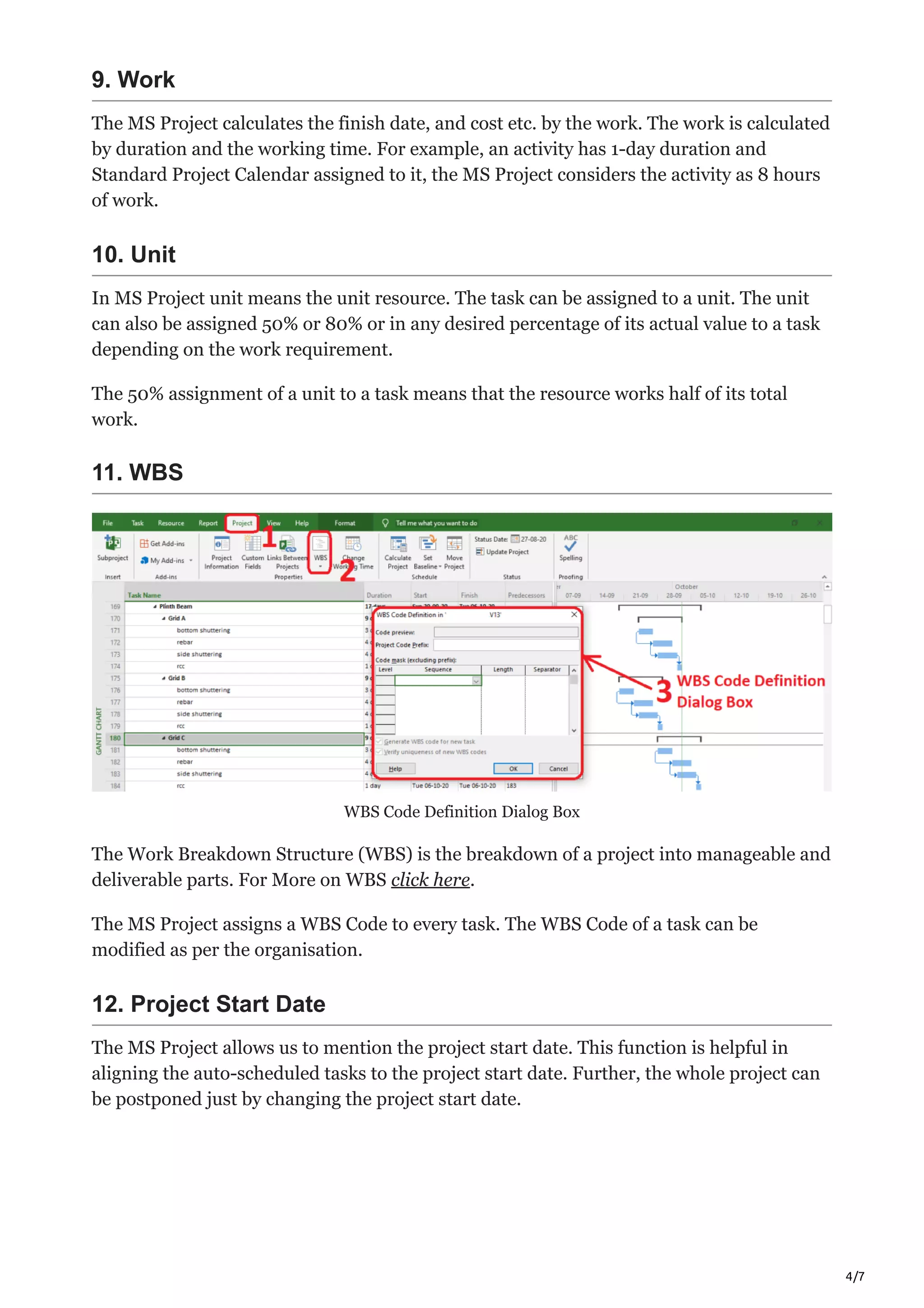 MS Project Terminology -Top 20 terms everyone must know | PDF