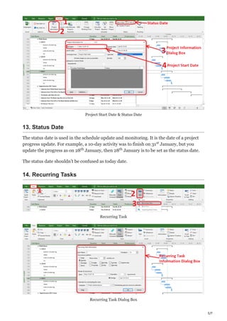 MS Project Terminology -Top 20 terms everyone must know | PDF