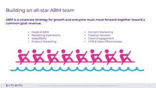 The Real World: ABM - 5 Lessons Learned | PPT