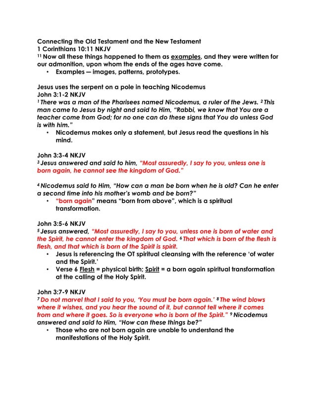 12-22-19, Numbers 21;4-9 and John 3;1-17, God Saves | PDF