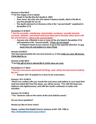 12-22-19, Numbers 21;4-9 and John 3;1-17, God Saves | PDF