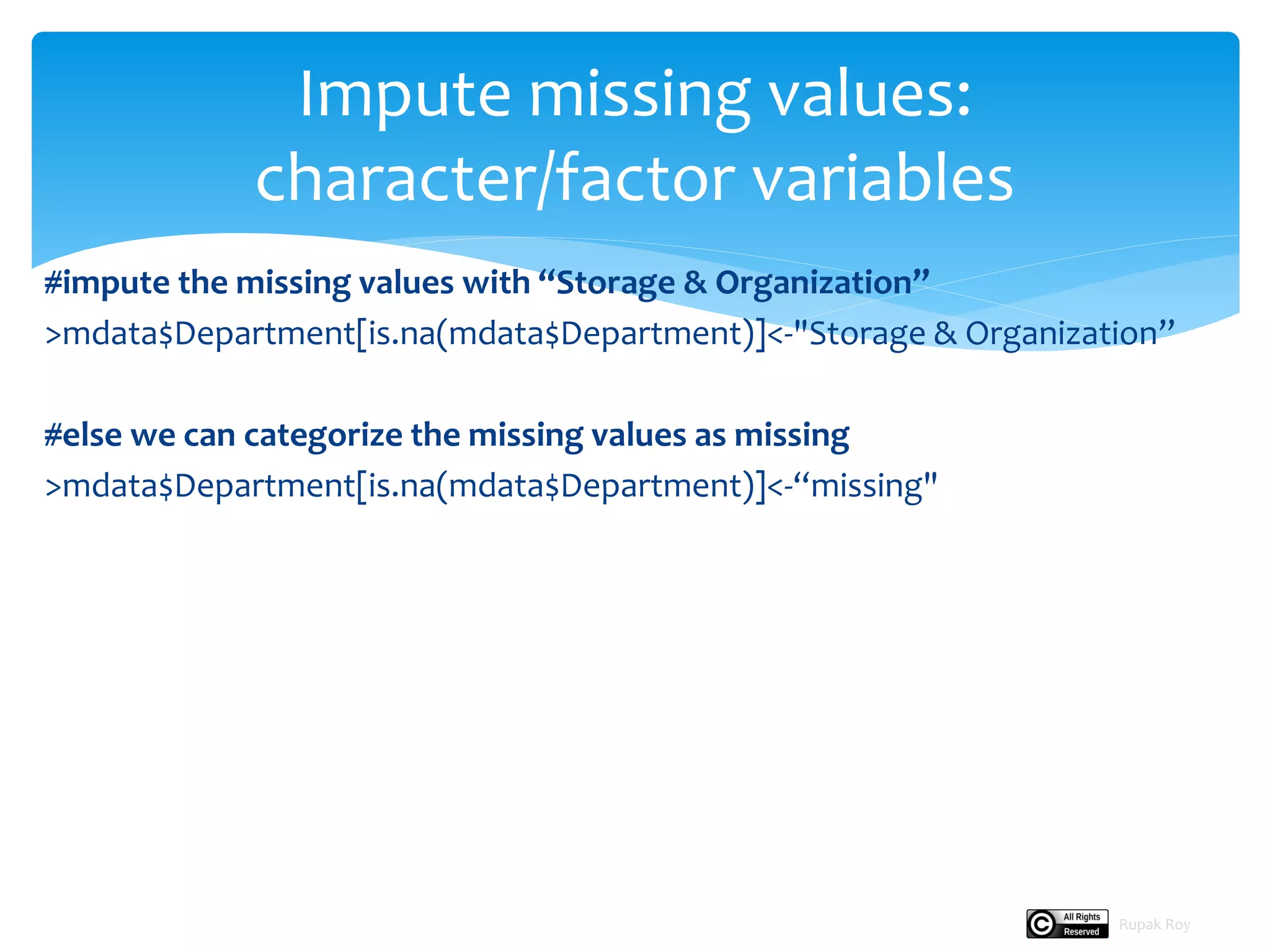 Handling Missing Values | PDF
