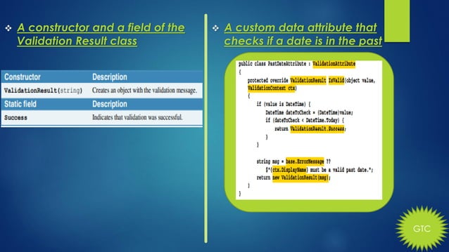 Murach: How to validate data in asp.net core mvc | PDF